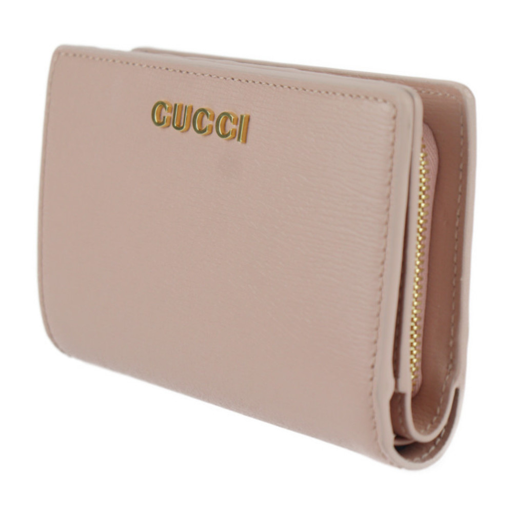 Gucci Zip Script Around Wallet Pink - Gem